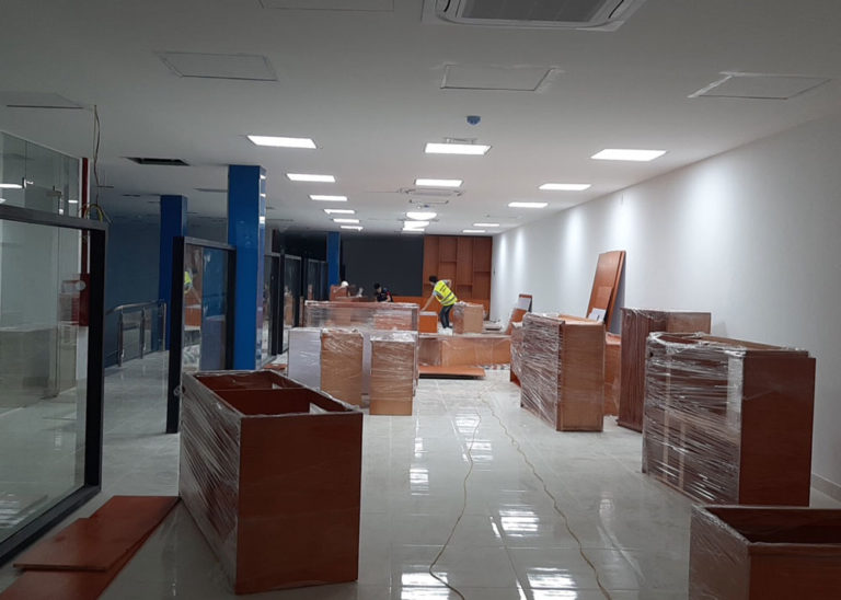 Đa Lợi tiến hành thi công văn phòng Mingshin Hưng Yên - Nội Thất Văn Phòng